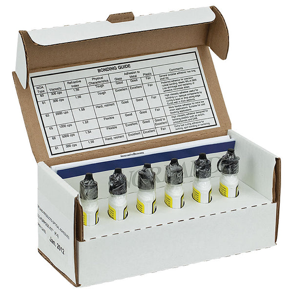 T-K6-NOA - Adhesive Kit (Contains All 6 of the NOA UV Curable Adhesive ...