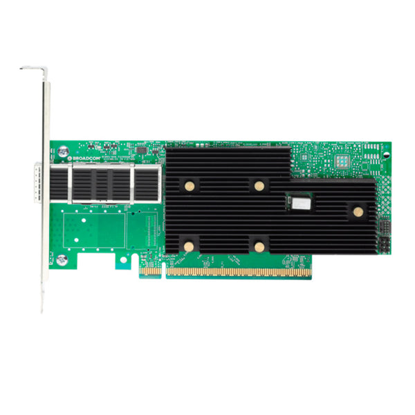 Broadcom® BCM957608-P1400GDF00 Ethernet Network Interface Card, 400G S ...