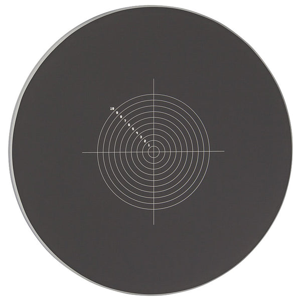 T-R1DS2N - Negative Concentric Circle Reticle, Ø1", UVFS – Fosco Connect