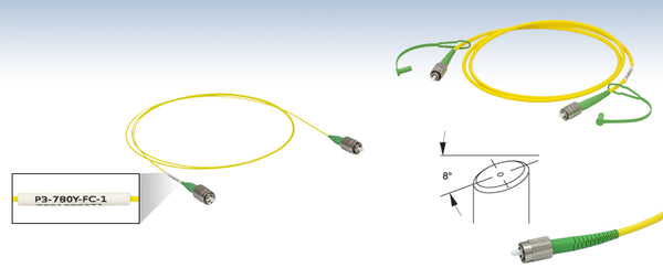 T-P3-405B-FC-5 - Single Mode Patch Cable, 405 - 532 nm, FC/APC, Ø3 mm ...