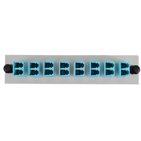 LC Duplex 8 Pack MM Aqua Adapter-Off White – Fosco Connect