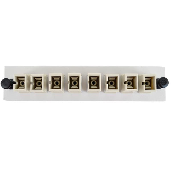 SC 8-Pack Plate Beige Loaded with MM Adapters – Fosco Connect