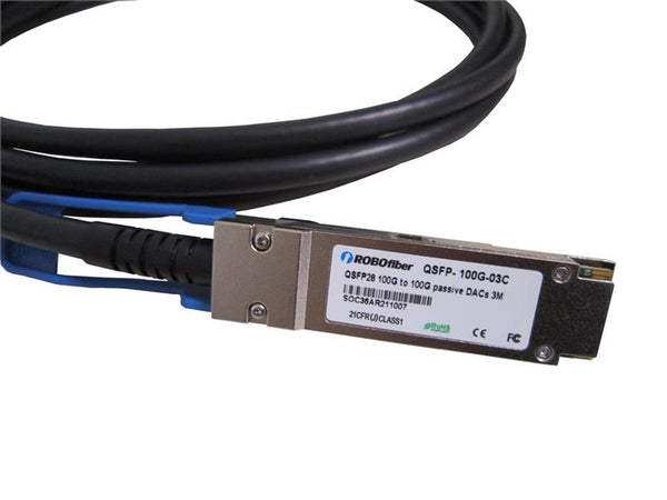 QSFP28 100G Passive Copper DAC Direct Attach Cable 1m Length – Fosco ...