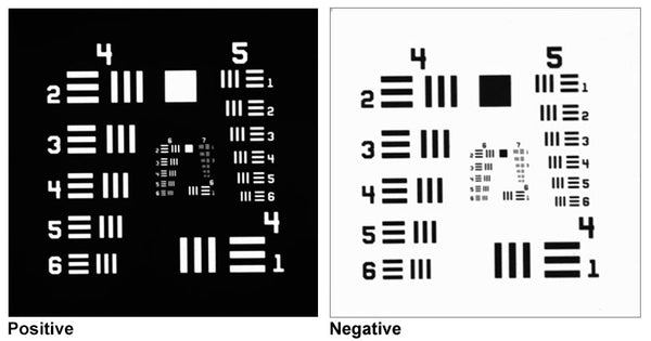 T-R3L1S4PR - Positive Reflective 1951 USAF Wheel Pattern Test Target ...