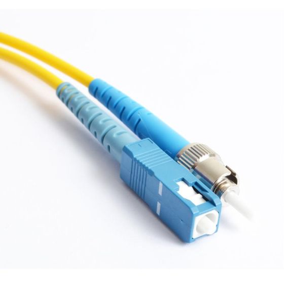 Fiber Optic Patch Cable, ST to SC UPC-UPC, 1 meter, 3mm, Simplex, SM ...