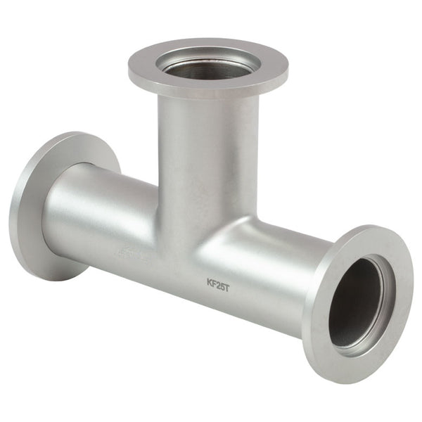 T-KF25T - Three-Way Tee Fitting with KF25 Vacuum FLanges – Fosco Connect