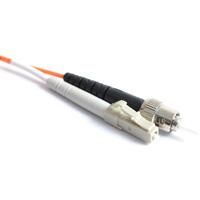 Fiber Optic Patch Cable, ST PC to LC PC, 1.6mm Simplex, Multimode | Pl ...