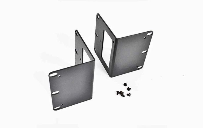 Rack Mounting Brackets 4RU 23" Black (Pair) – Fosco Connect