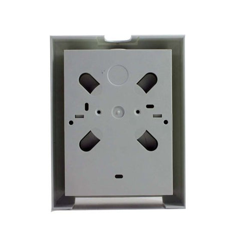 Wall Mount Box Holds (4) SC Duplex or LC Quad Adapters White Unloaded ...
