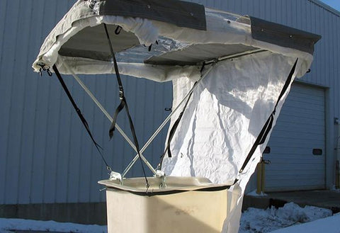Pop N Work 4800D Bucket Aerial Tent, 48" x 48" x 78" – Fosco Connect