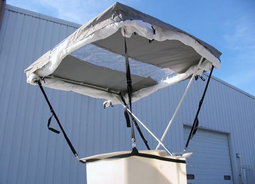 Pop N Work 4800D Bucket Aerial Tent, 48" x 48" x 78" – Fosco Connect