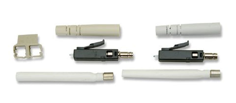 LC Duplex Zirconia Ferrule 125µm Multimode Connector, 3M Hot Melt, 1.6 ...
