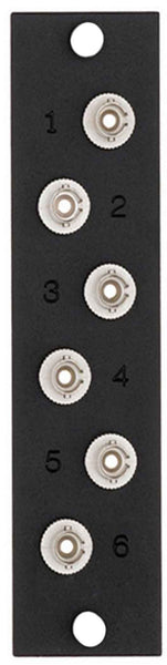 6-Pack ST Multimode Adapter Plate - Leviton OPT-X Adapter Plate – Fosco ...