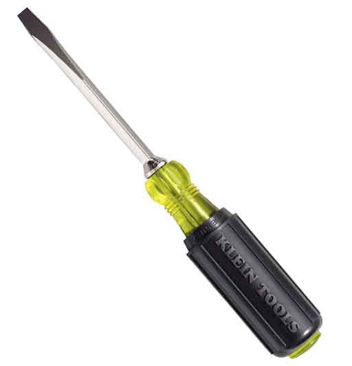 1/4 in. Keystone-Tip Screwdriver - 4 in. Heavy-Duty Square-Shank ...