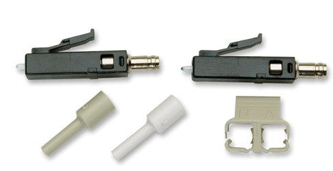 LC Duplex Zirconia Ferrule 125µm Multimode Connector, 3M Hot Melt, 900 ...