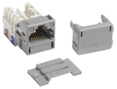 GigaSPEED XL MGS400 Series Category 6 U/UTP Information Outlet, grey ...