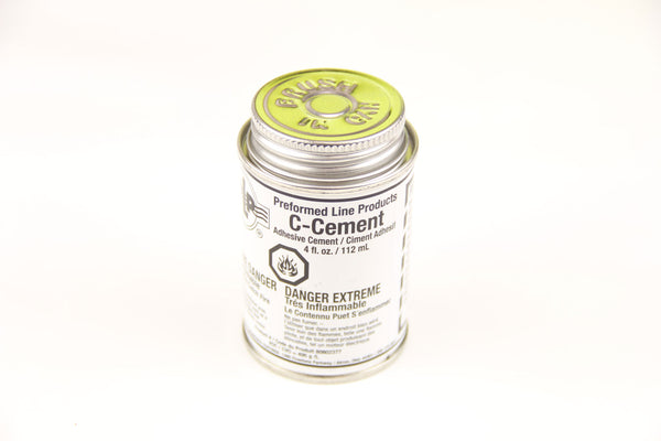 Adhesive C Cement 4 oz Can With Cap-Mounted Brush, Not For Air Shipmen ...