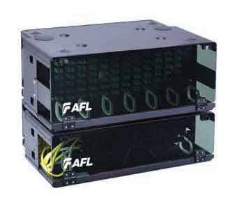 AFL Patch Panel & Splice Bay, 7RU, Accepts up to (12) LGX118 Adapter P ...