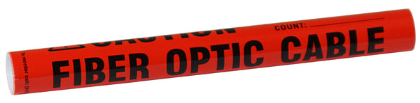 4" Long Wrap Around Label (Black on Orange) – Fosco Connect