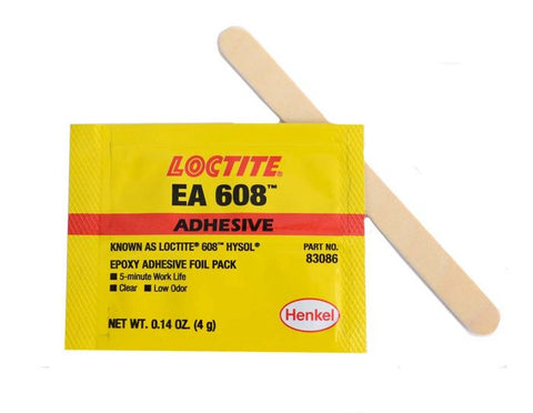 Loctite Hysol 608 Mini Packet (4gm) Fast Cure Epoxy – Fosco Connect