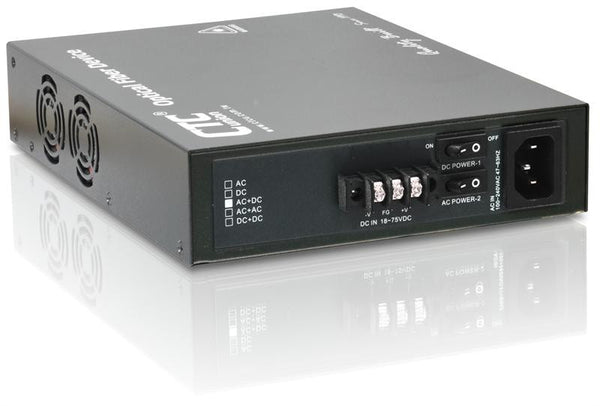 4E1/ T1 with Full Gigabit Ethernet and Redundant SFP Optic Link Fiber ...