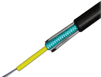 COMMSCOPE 9/125µm Single Mode Central Loose Tube Armored Drop Cable, 6 ...
