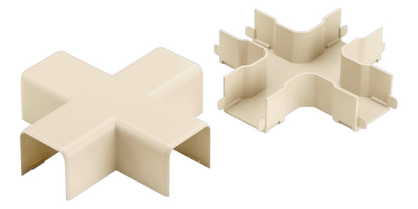 Office Furniture Raceway Cross Fitting, Office Beige – Fosco Connect