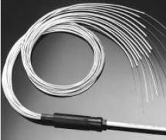 Spider Fan-Out Kit - 24 Fibers, 1 meter Tubing, 250µm Fiber, Orange Co ...