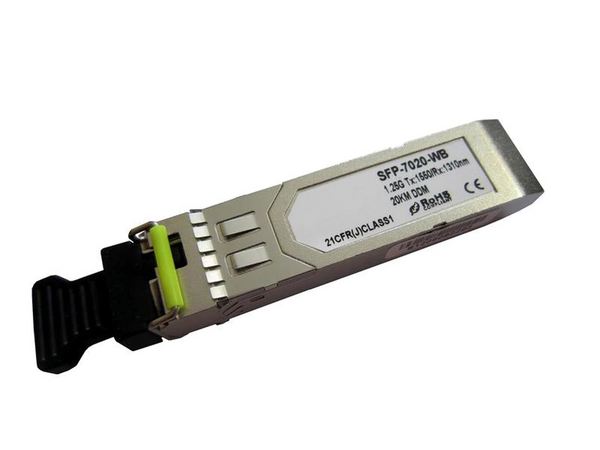 Gigabit Single Strand BiDi SFP transceiver 20Km DDM (T:1310/R:1550nm a ...