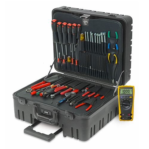 SPC88C-01 Field Engineer Electronics Tool Kit w/DMM, 8" Wheeled – Fosco ...