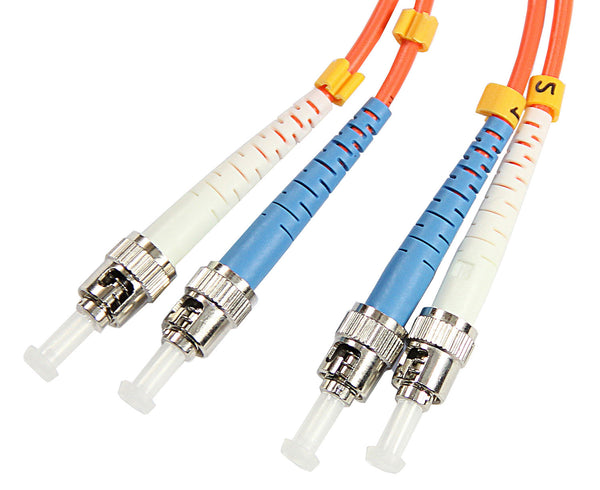 ST-ST Duplex 62.5/125µm multimode patch cord (patch cable) – Fosco Connect