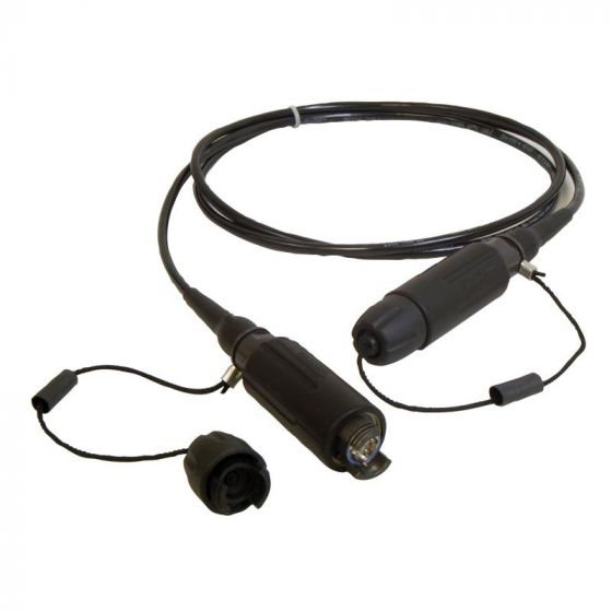 FOSCO Blue Expanded Beam Plug to Plug 4-Channel 50um OM3 1 Feet – Fosco ...