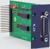 X21 data port module for TTU01 T1 acces unit – Fosco Connect
