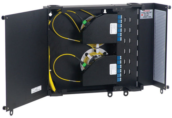 AFL Wall Mount Enclosure, Accommodates up to (2) LGX118 adapter panels ...