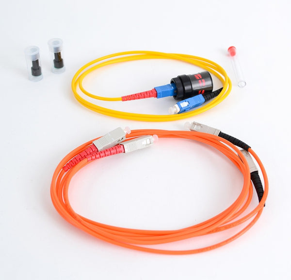 Divot Bare Fiber Testing Device - SC Single Mode, Multimode 62.5μm & 5 ...