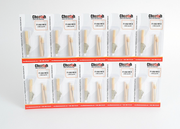 Cheetah LC Multimode 62.5μm OM1 Splice-On Connector 900μm Beige - Blis ...