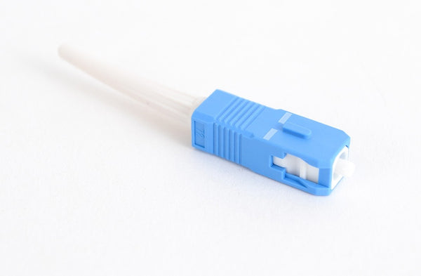 Cheetah SC/UPC Single Mode Splice-On Connector 900μm White - Blister P ...