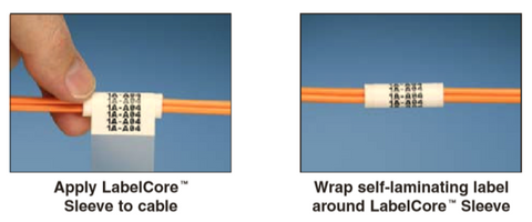 White, cable identification sleeve for 3mm duplex fiber cable – Fosco ...